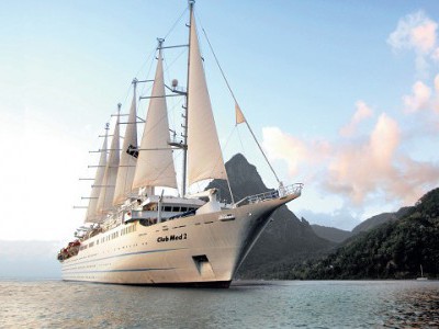Le bateau de croisière Club Med 2, compagnie Club Med